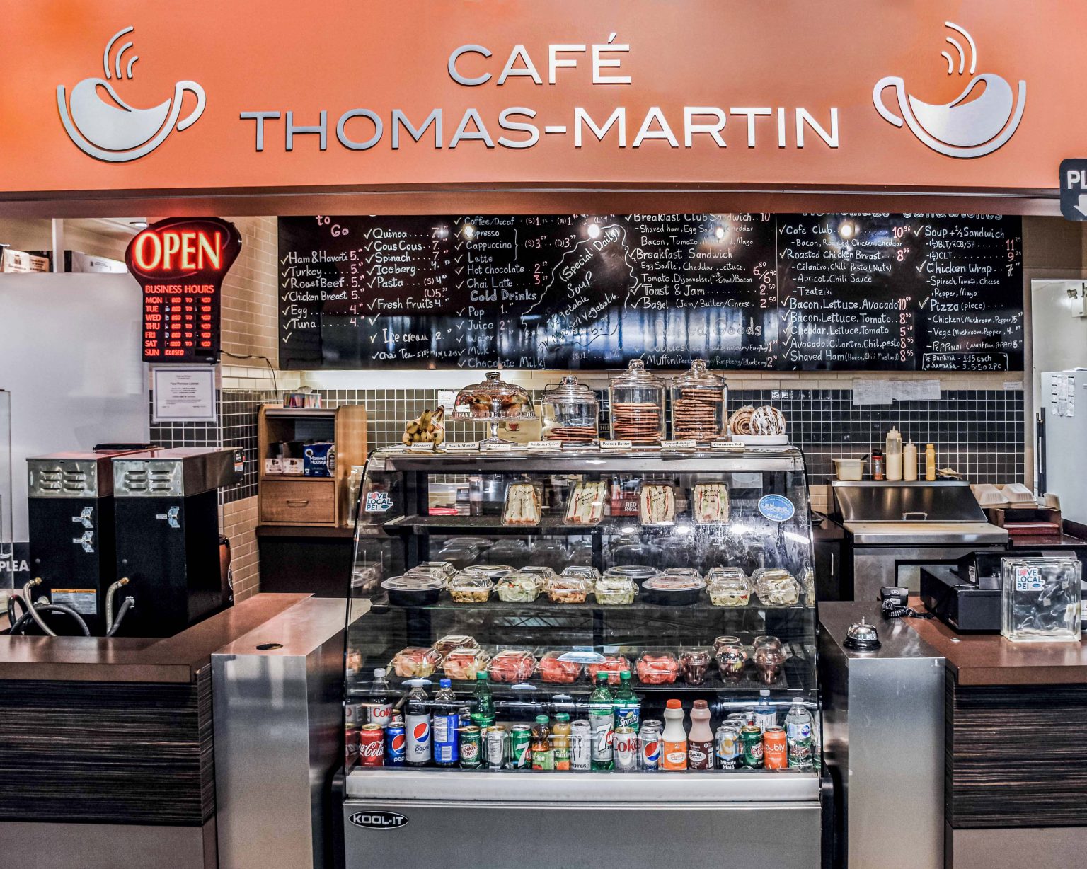 Café in Charlottetown | Cafe Thomas Martin